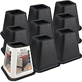 Amazon.com: DEDU Oversized Bed Risers 6 Inch Heavy Duty 4 Pack ...