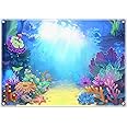 Amazon.com : ZTHMOE 8x6ft Fabric Summer Under The Sea Photography ...