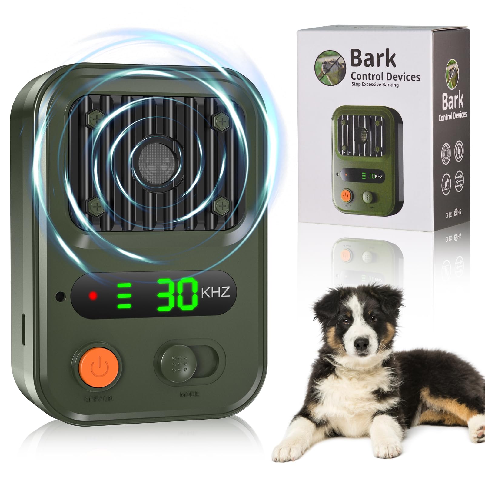 NODTY Anti Barking Devices, Auto Bark Deterrent Devices with 3 Modes ...