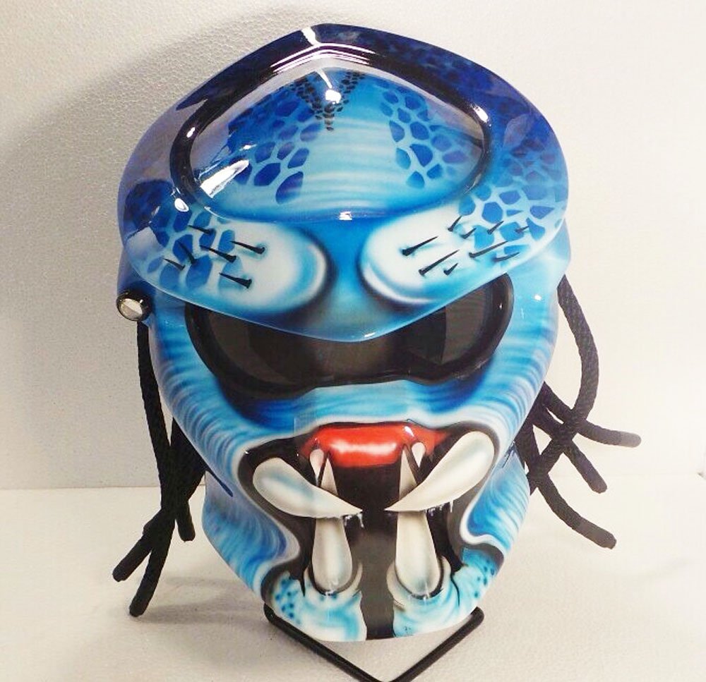 Alien Helmet, Predator Helmet, Motorcycle Helmet - Costume (Handmade ...