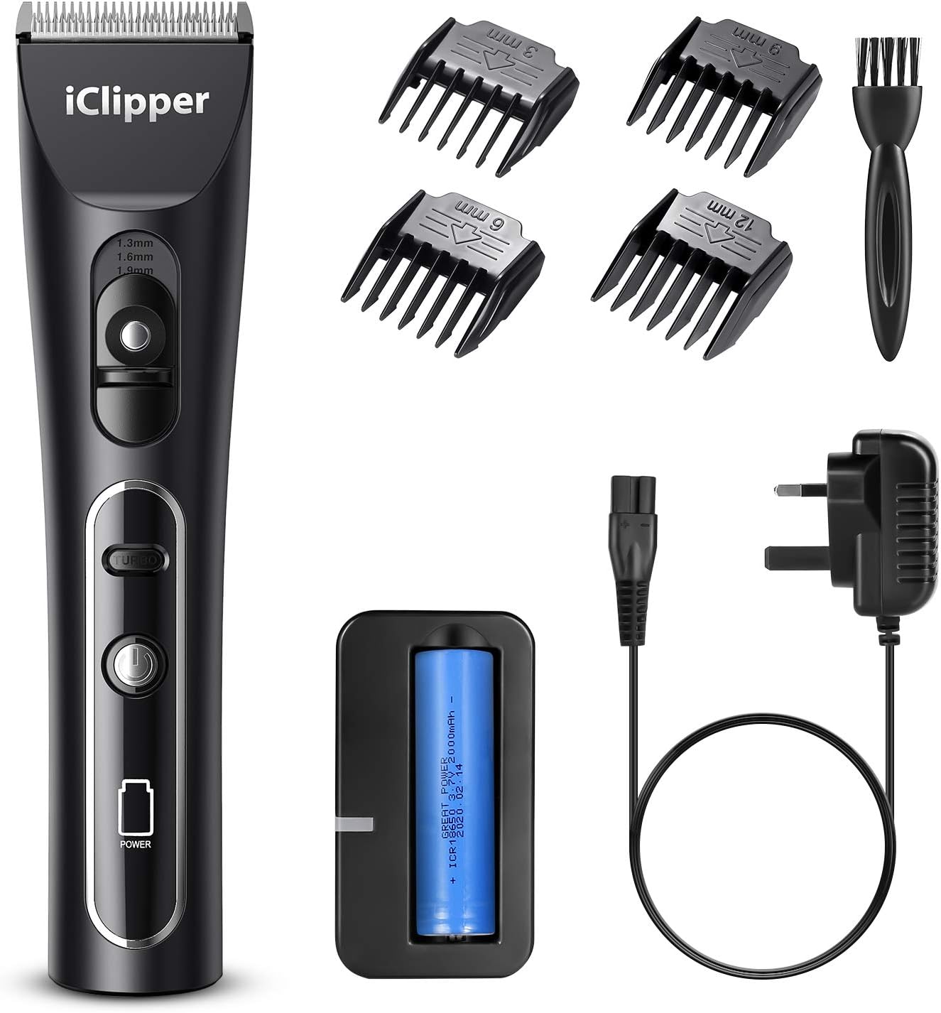 Hair Clippers Cordless Haircut Kit Rechargeable Hair Trimmer Haircut ...