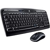 Amazon.com: Logitech K330 Wireless Desktop Keyboard and Wireless Mouse ...