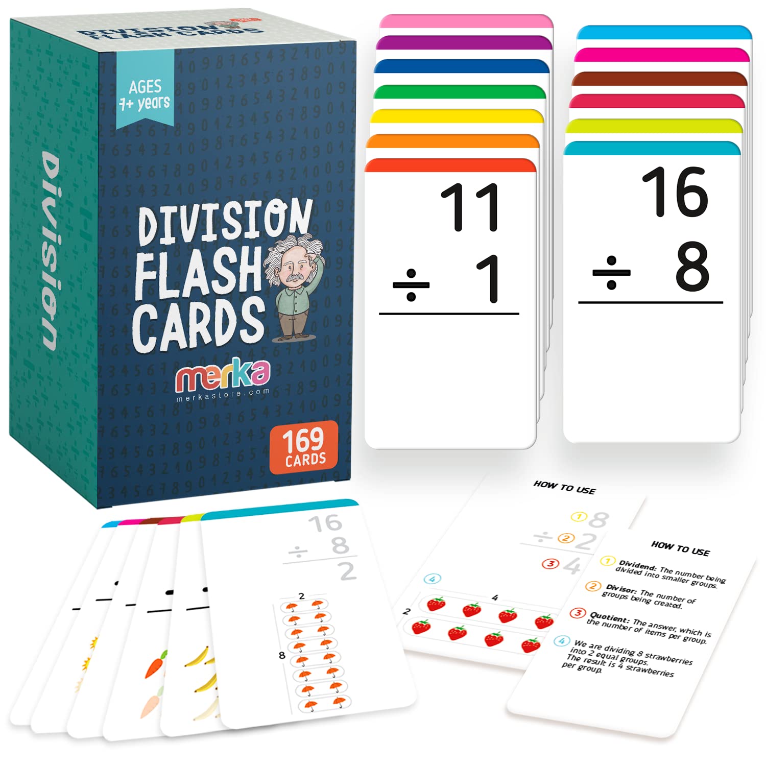Mua Math Games for Kids Math Manipulatives Division Flash Cards ...