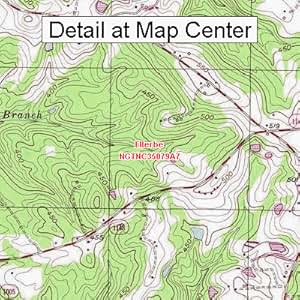 Amazon.com : USGS Topographic Quadrangle Map - Ellerbe, North Carolina ...