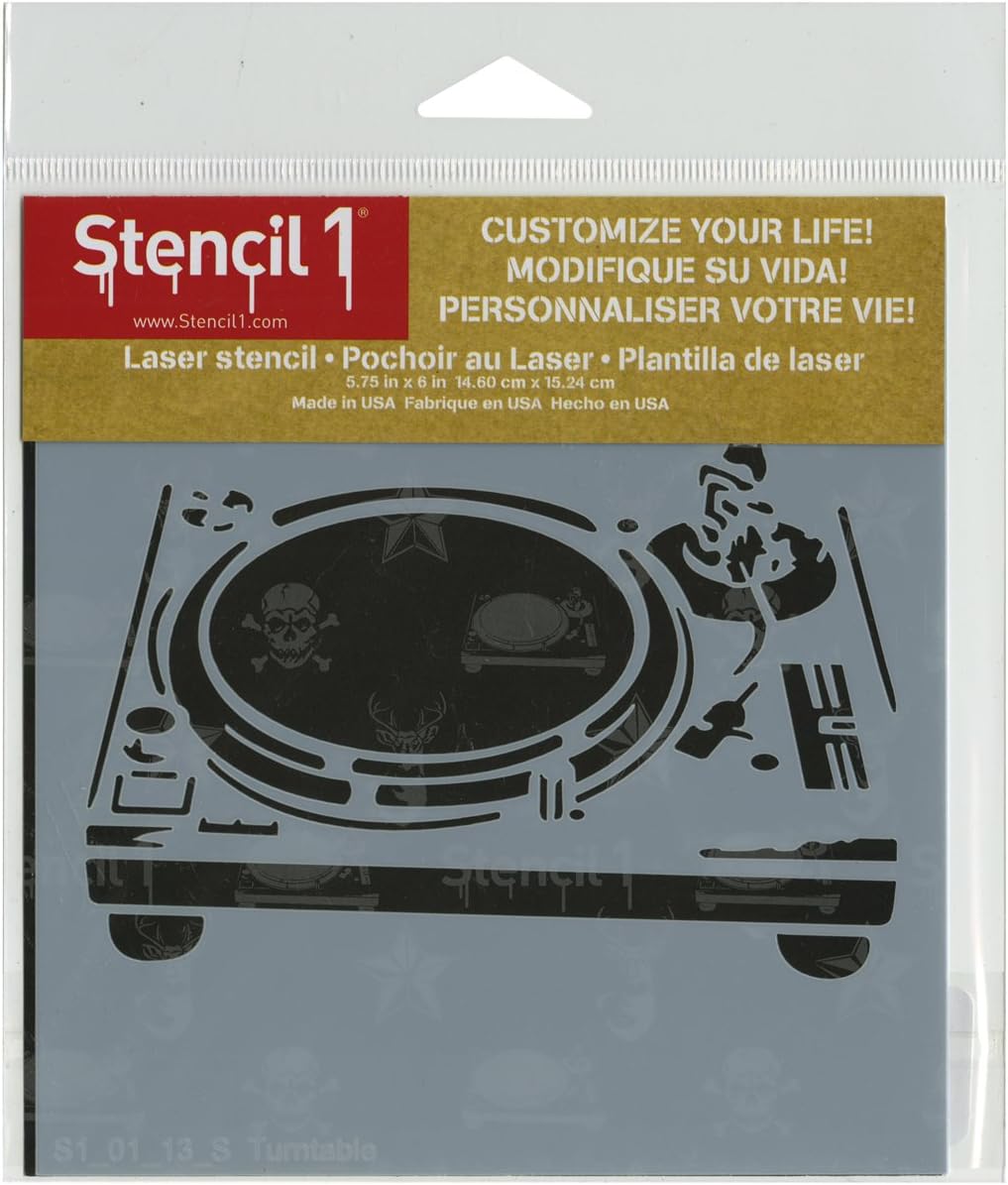 Amazon.com: Turntable Stencil 5.75" x 6"