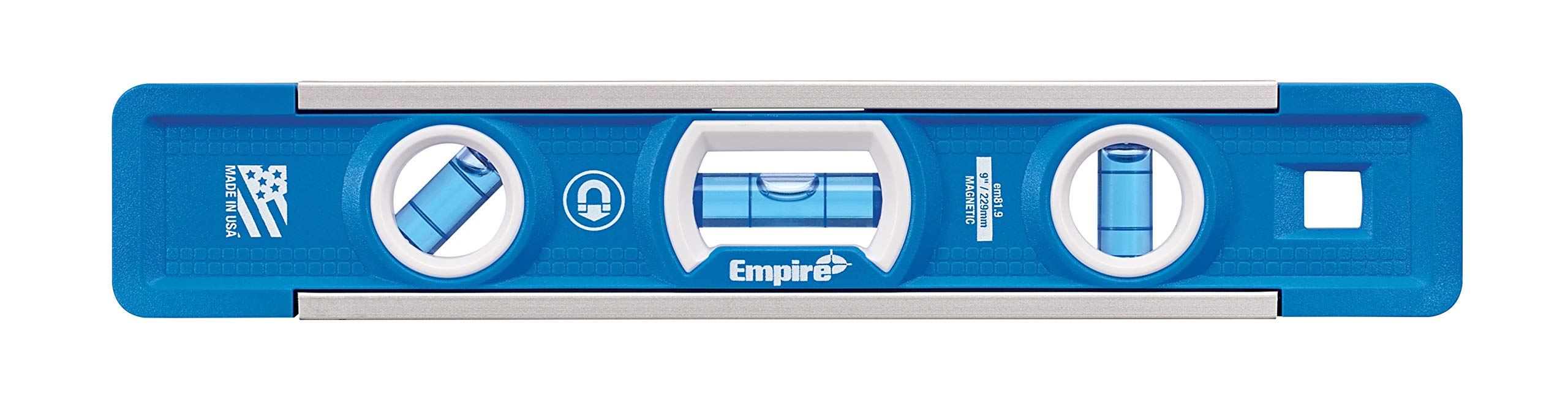 Empire Level EM81.9G 9 Inch Magnetic Torpedo Level W/Overhead Viewing ...
