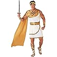 Amazon.com: Morph Greek God Costume - Toga Roman Zeus Costume - Men's ...