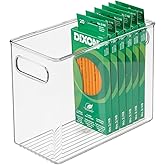 Amazon.com - mDesign Deep Plastic Stackable Storage Organizer Container ...