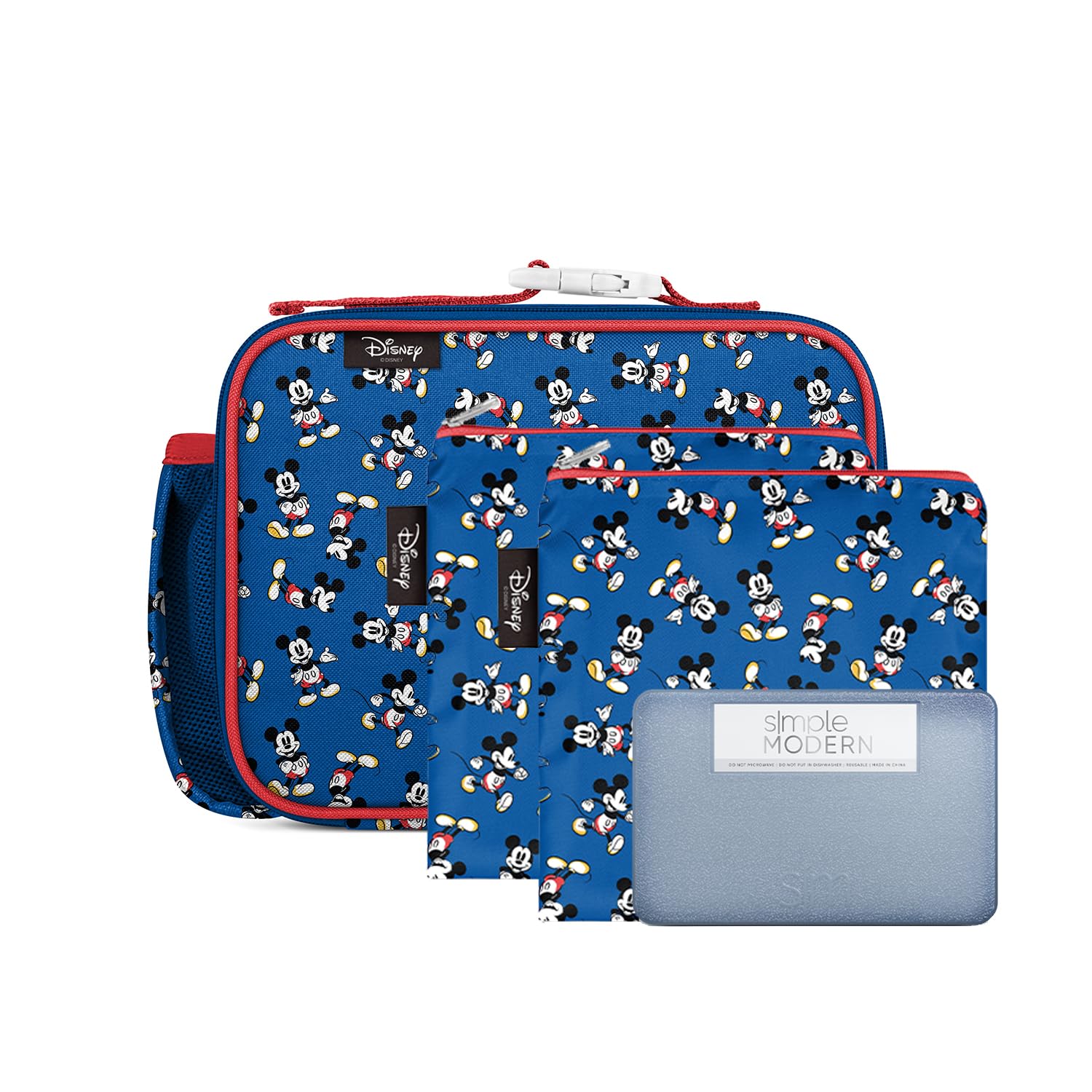 Simple Modern Disney Kids Lunch Set for School | Insulated Lunch Bag ...
