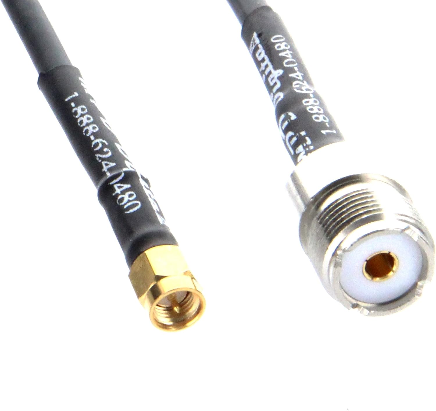 MPD Digital RG58U-SO239-SMA-FEMALE-18IN RG-58 Jumper/Adapter for UHF ...