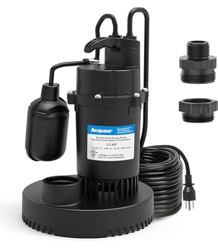 Everbilt Sba033v1 13 Hp Submersible Sump Pump With Everbilt SBA033V1