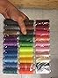 Amazon.com: CiaraQ Sewing Threads Kits, 30 Colors Polyester 250 Yards ...