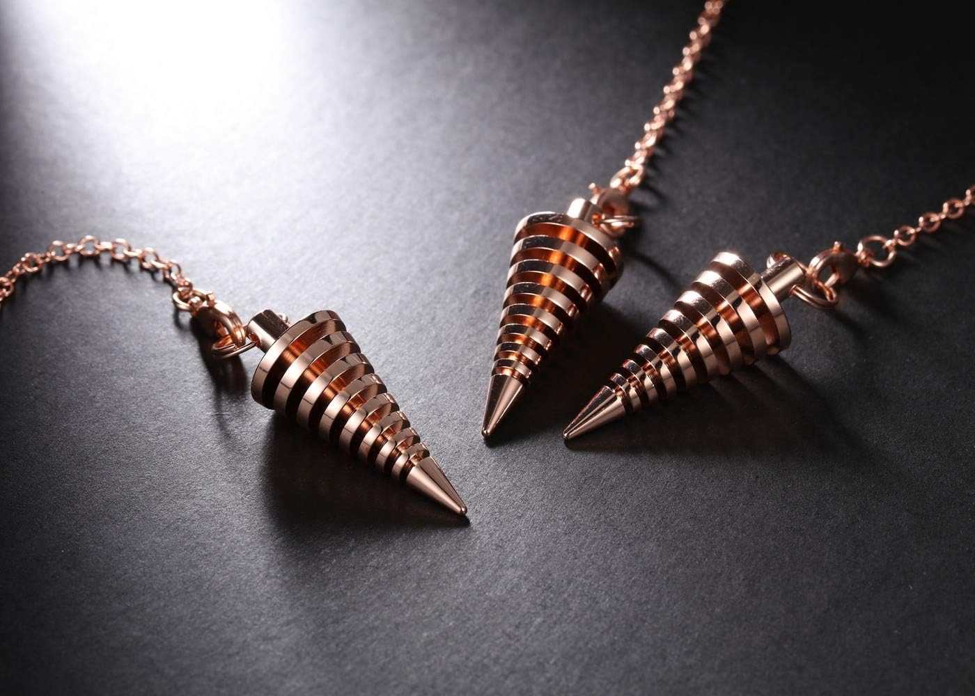 JOVIVI Copper Pendulum Dowsing Metal Divination Dowser Reiki Healing ...