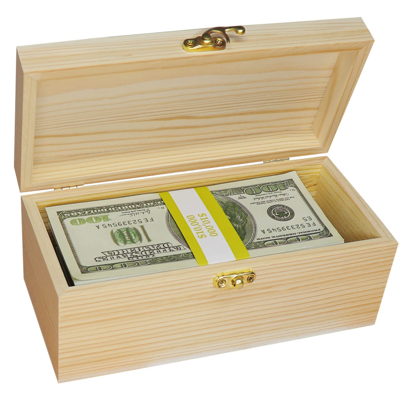 Mczxon Wooden Currency Money Cash Tray with 30 Currency Wrappers ...