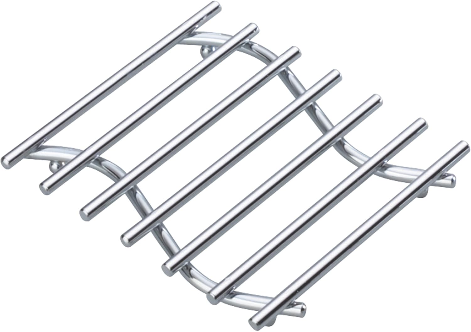 KitchenCraft Heavy-Duty Chrome-Plated Small Metal Trivet, 20 x 17 cm (8 ...