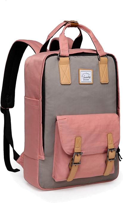 Backpack for Teen Girls,VASCHY Vintage 15in Laptop Backpack Water ...