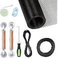 TOOLTRIZ Window Screen Replacement Kit-8 in 1 Sliding Door Screen ...