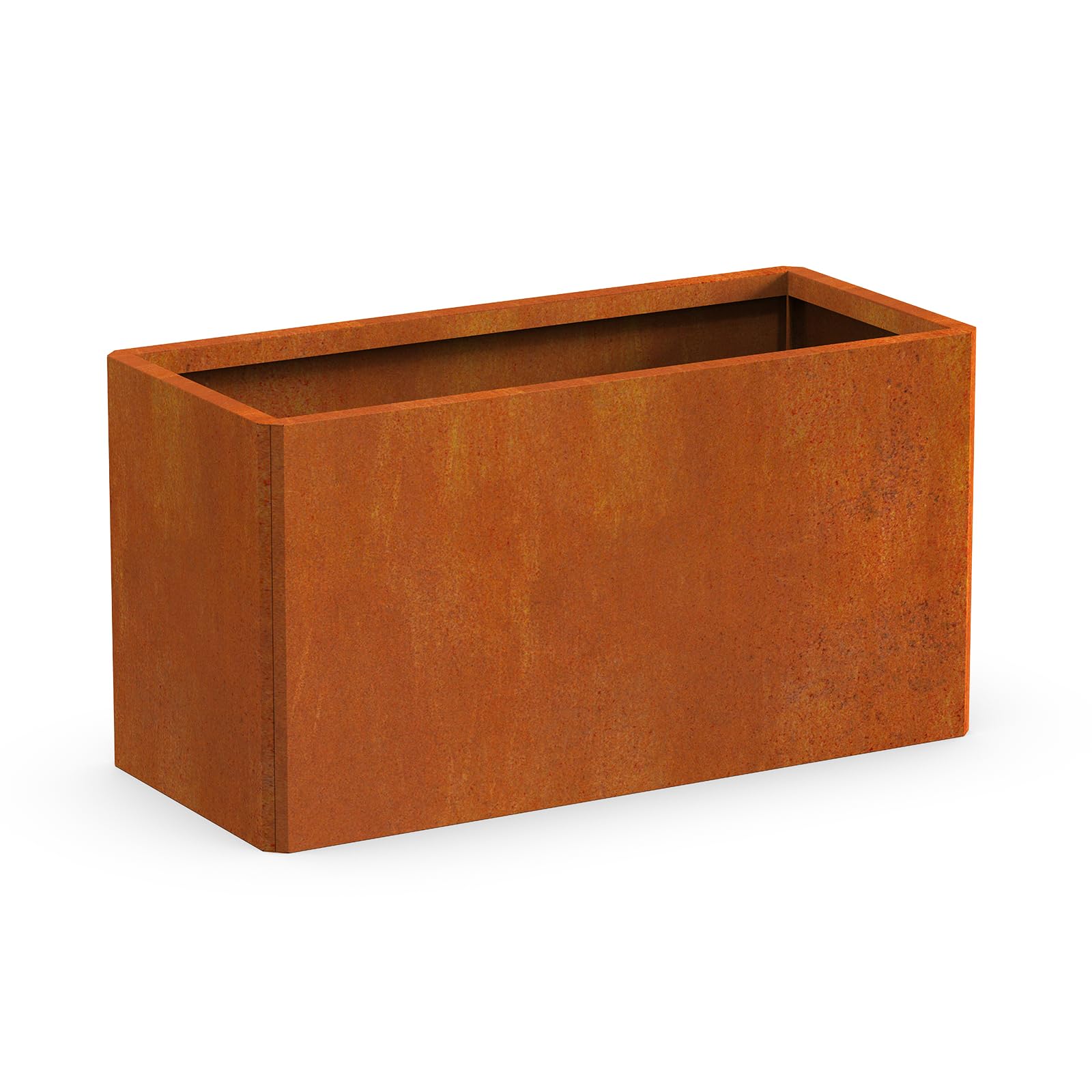 Co rten Steel Planter 36X15X15 inch Large Rectangular Planter Box ...