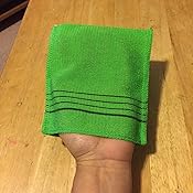 Amazon.com: 5Pcs Exfoliating Scrub Bath Mitten massage Italy Towel ...