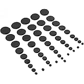 50 Piece Flush Mount Black Hole Plug Assortment for Auto Body and Sheet ...