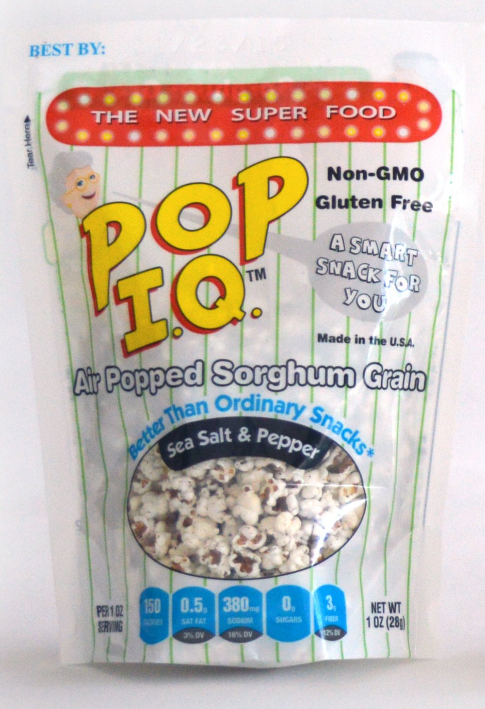 Amazon.com: Pop I.Q. - The Best Healthy Snack - Organic Air Popped ...