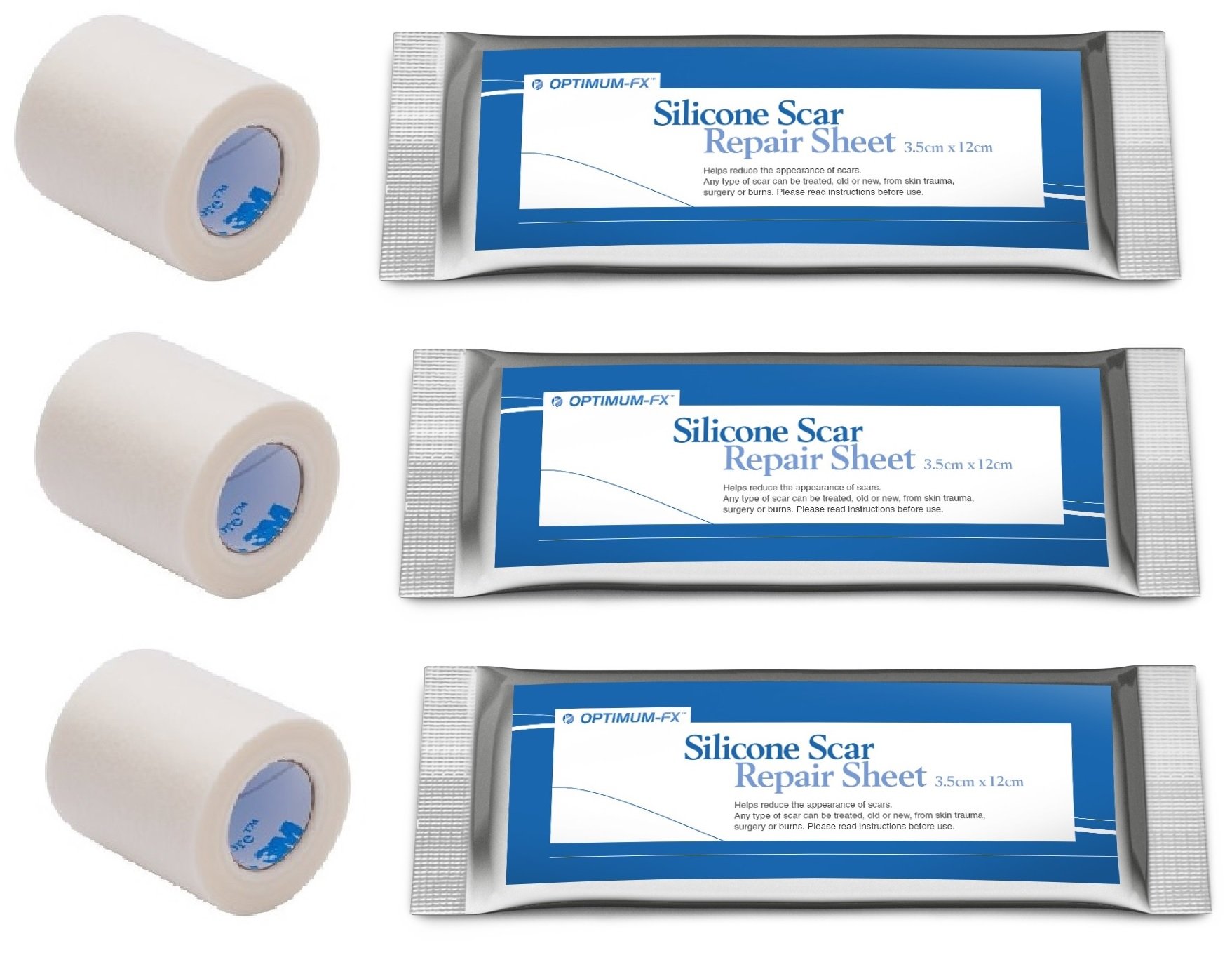 Buy Silicone Gel Sheets for ANY Type of Old New Hypertrophic Keloid ...