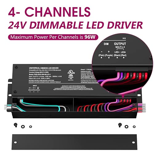 Flicker-free Dimmable Driver 30W 24V Dimmable LED Driver - 5-in-1 Power ...