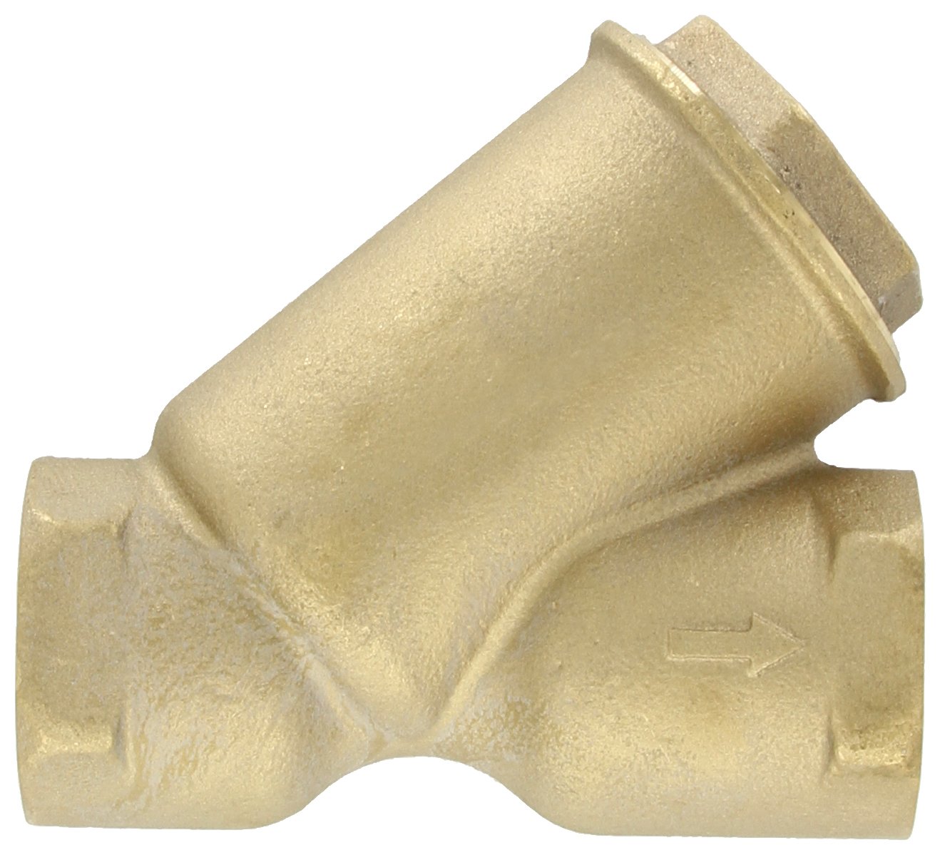 Apollo Valve 59 Series Bronze Y-Strainer with Tapped Cap 3/4 NPT Female ...