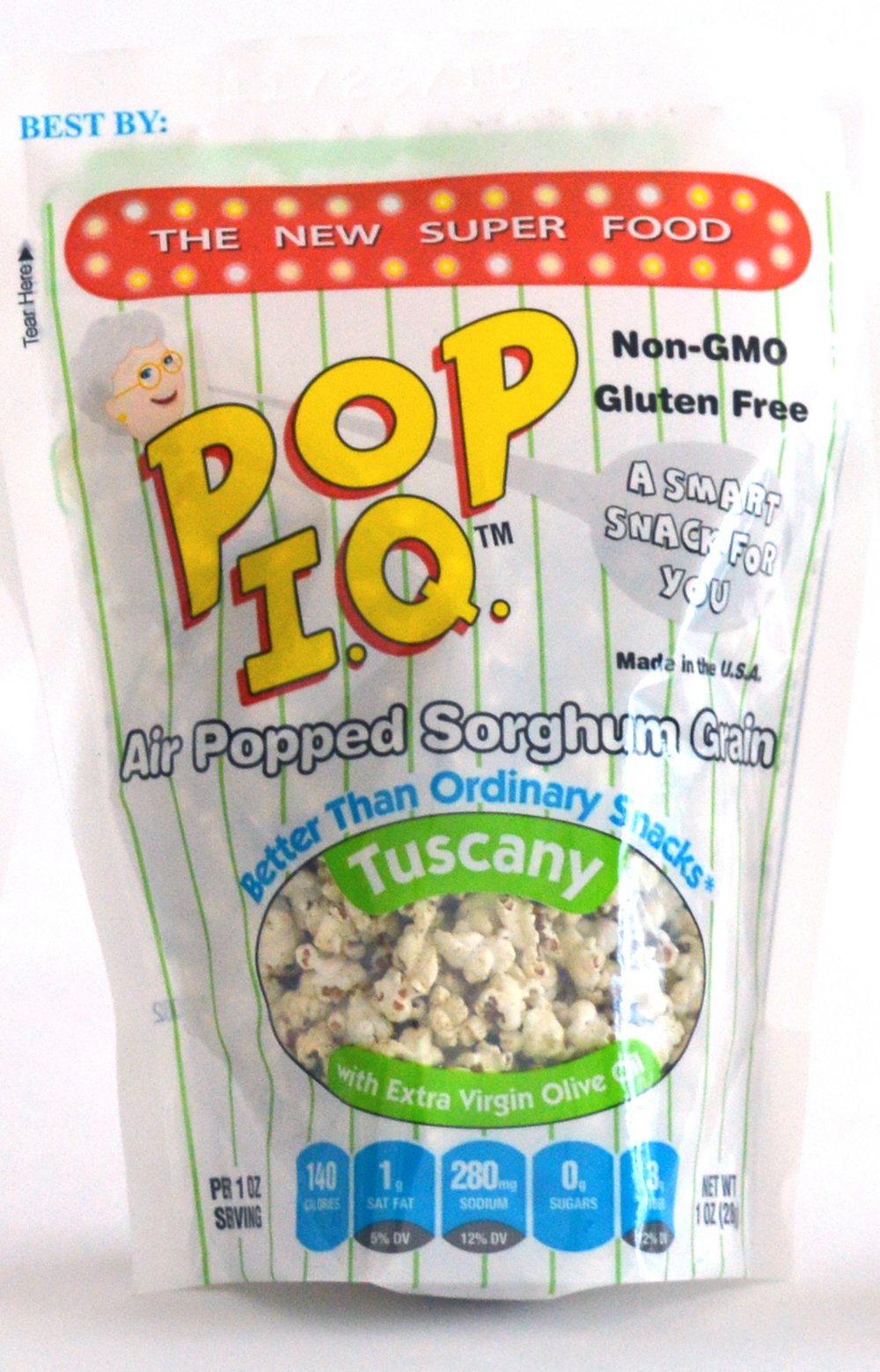 Pop I.Q. - The Best Healthy Snack - Organic Air Popped Sorghum Grain ...