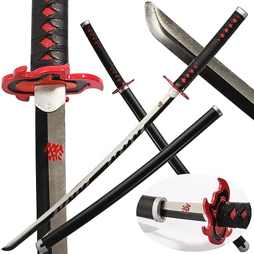 Cosplay Anime Swords, Real Demon Slayer Sword, Handmade Katana Samurai ...