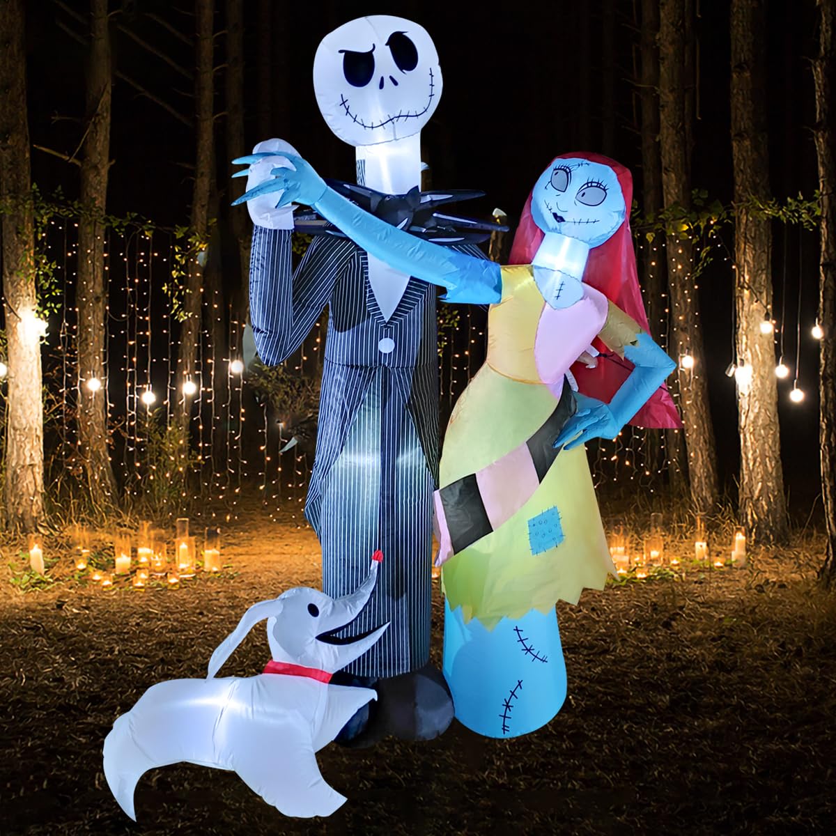 6 Ft Inflatable Halloween Yard Decorations Outdoor - Halloween Skeleton ...
