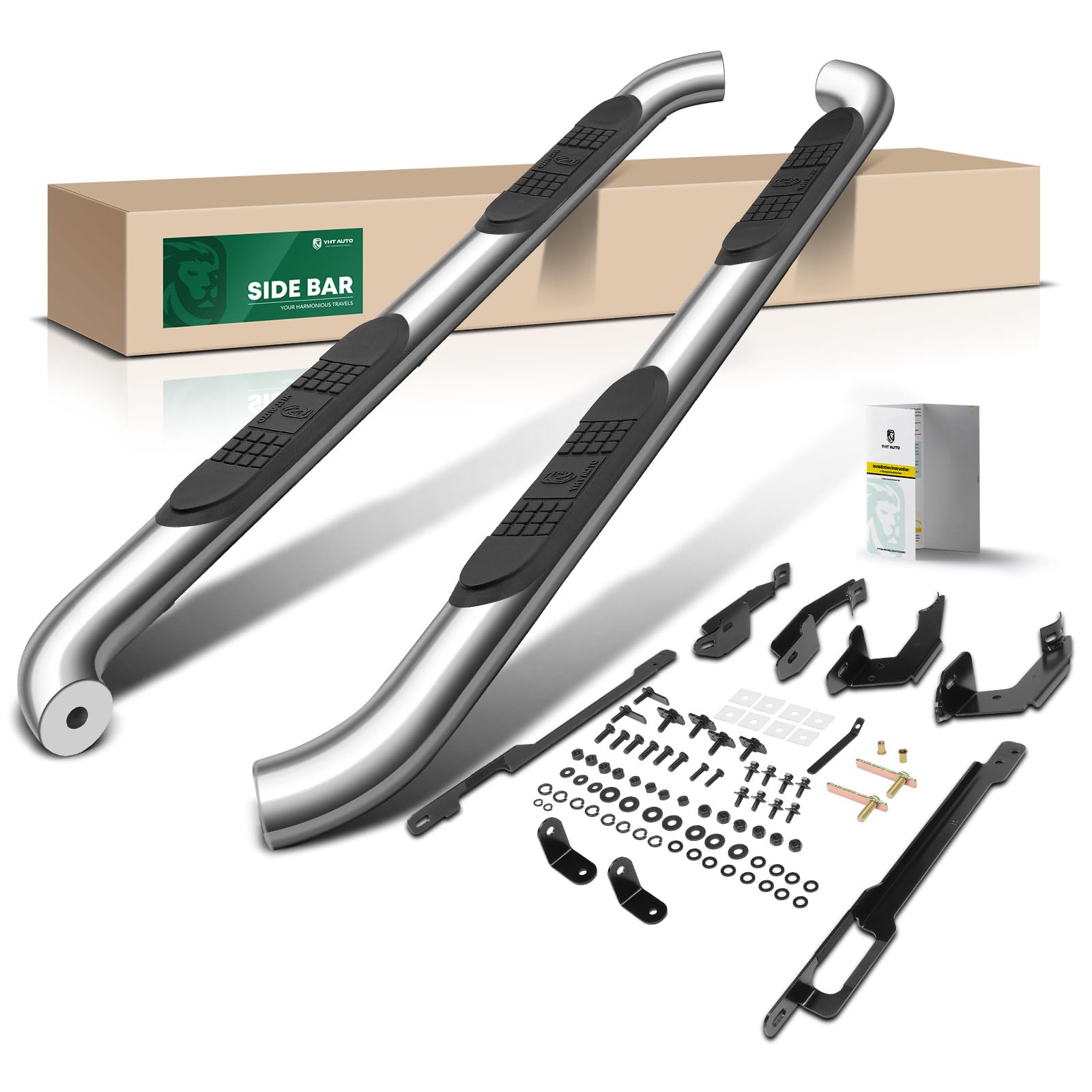 YHTAUTO 3 Inch Running Boards Side Steps Compatible with Ford Explorer ...