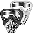 Amazon.com: 2 Pack Tactical Mask Compatible with Nerf Rival, Apollo ...