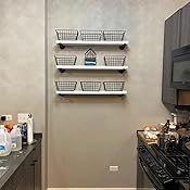 Amazon.com: Industrial Floating Shelves Wall Shelf - Floating Shelves ...