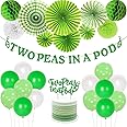 Amazon.com: Cheereveal Twins Baby Shower Decorations - Two Peas in a ...