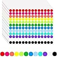 Amazon.com : JANYUN Multicolor Dot Stickers, 2688Pcs 3/4 Inch Round ...