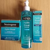 Neutrogena Hydro Boost Series, 3-Step Facial Regime, Hydration Starter ...