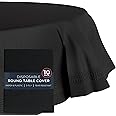 Amazon.com: HOUZZKINGZ USA Paper Tablecloths for Round Tables | 82 ...
