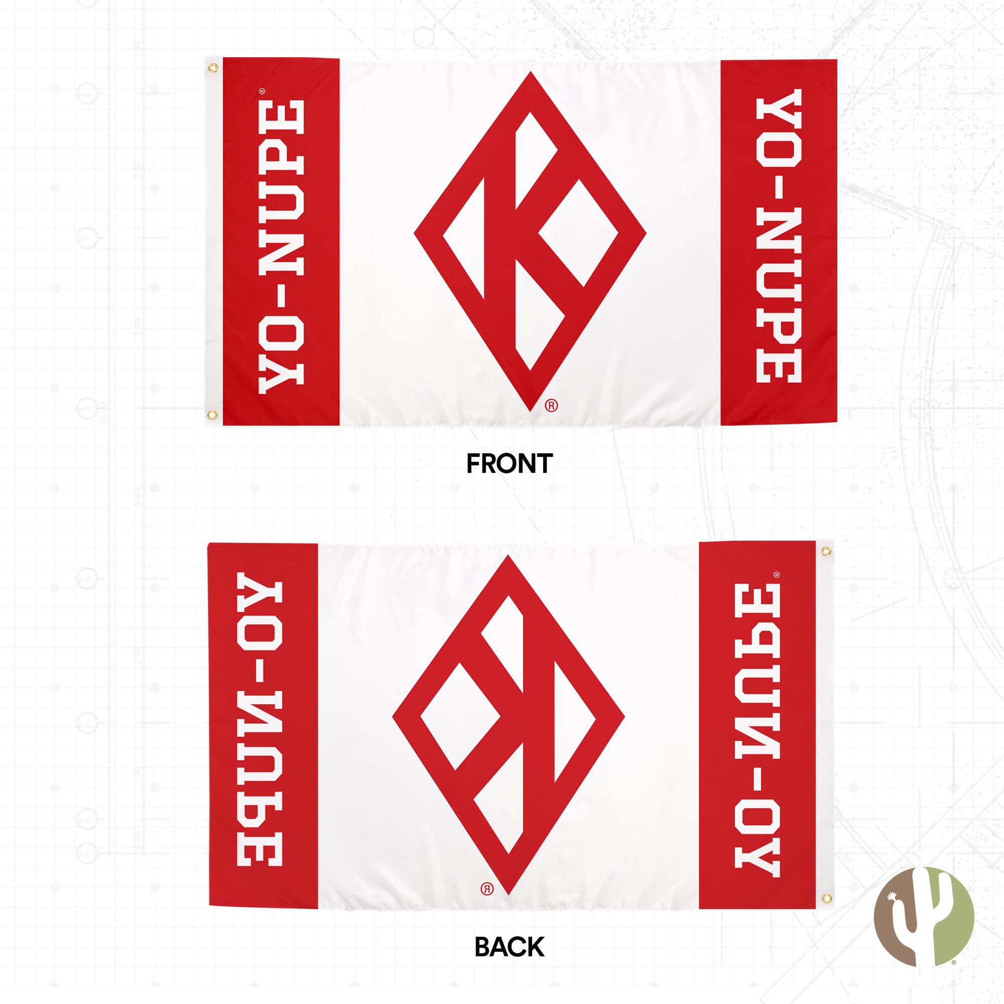 Mua Desert Cactus Kappa Alpha Psi Flag Fraternity Greek Banner Large ...