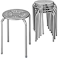 Amazon.com: POWERSTONE Stackable Stools 6 Pack, Portable Stacking Bar ...