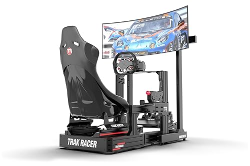 Trak Racer Large Freestanding Single Monitor Stand Universal VESA Mount ...