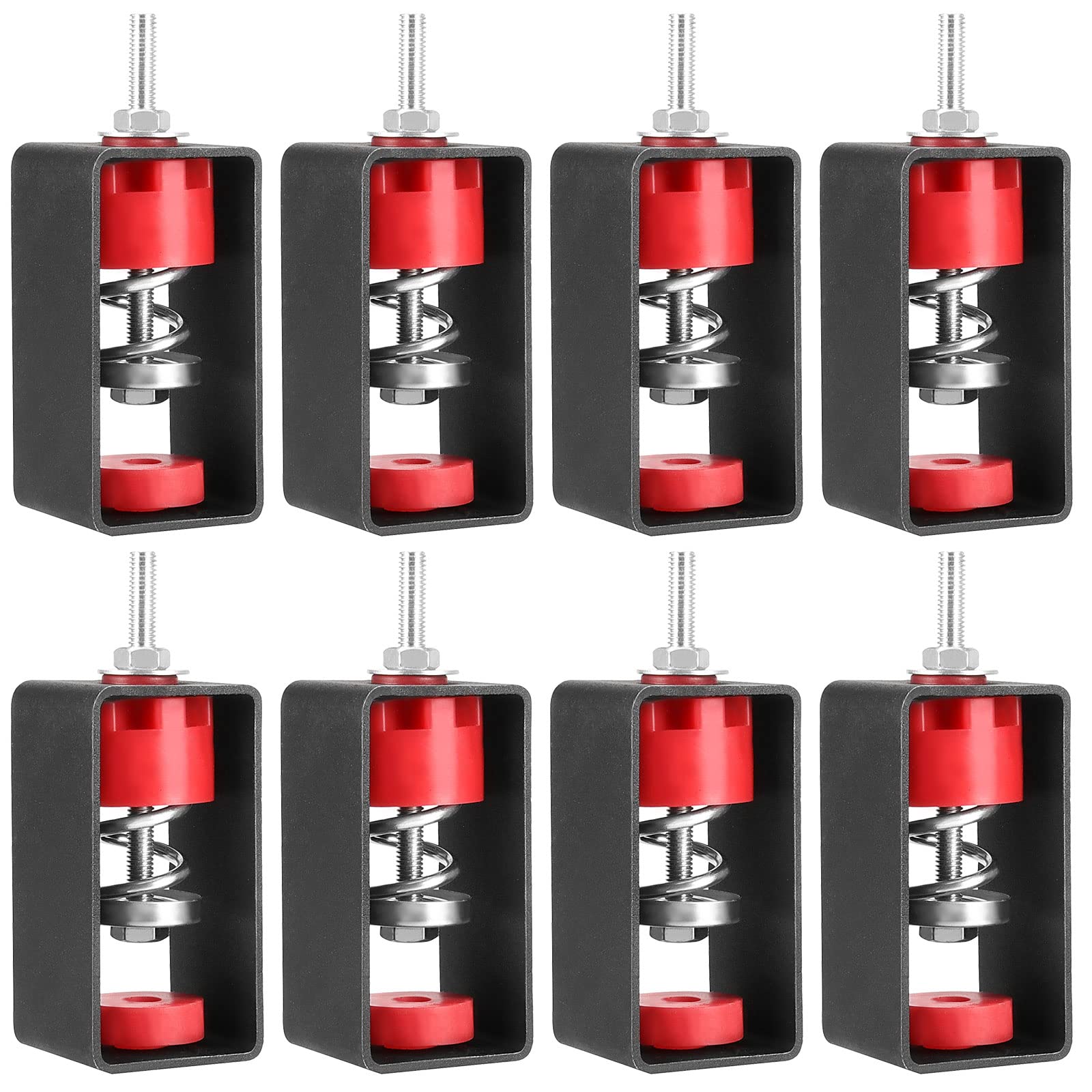 SINJEUN 8 Pack Ceiling Spring Vibration Isolator Hangers, 110lbs Shock ...