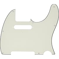 Amazon.com: Fender Modern Pickguard, Telecaster, 8-Hole - Parchment ...