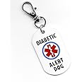 Amazon.com : DIABETIC ALERT Service Dog 1 x 2 inch Aluminum Core Dog ...