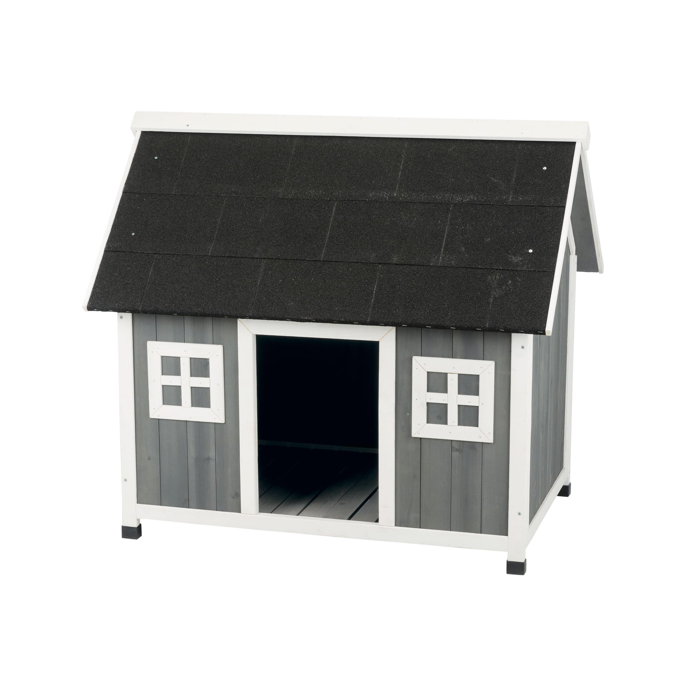 TRIXIE Natura Barn Style Dog House – Large Dog House Outdoor with ...
