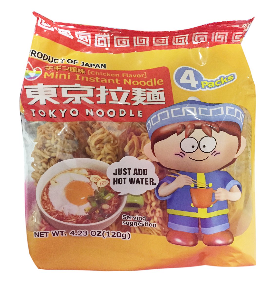 Amazon.com : Mini Instant Tokyo Noodles Spicy Flavor 120g (Pack of 2 ...