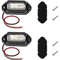 Amazon.com: ecocstm 2 PCS White LED License Plate Light, 6-SMD ...