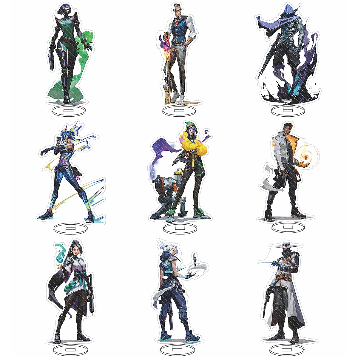 Mua VALORANT Acrylic Stand VALORANT Jet Yol Viper Kiljoy Rays Kiljoy ...
