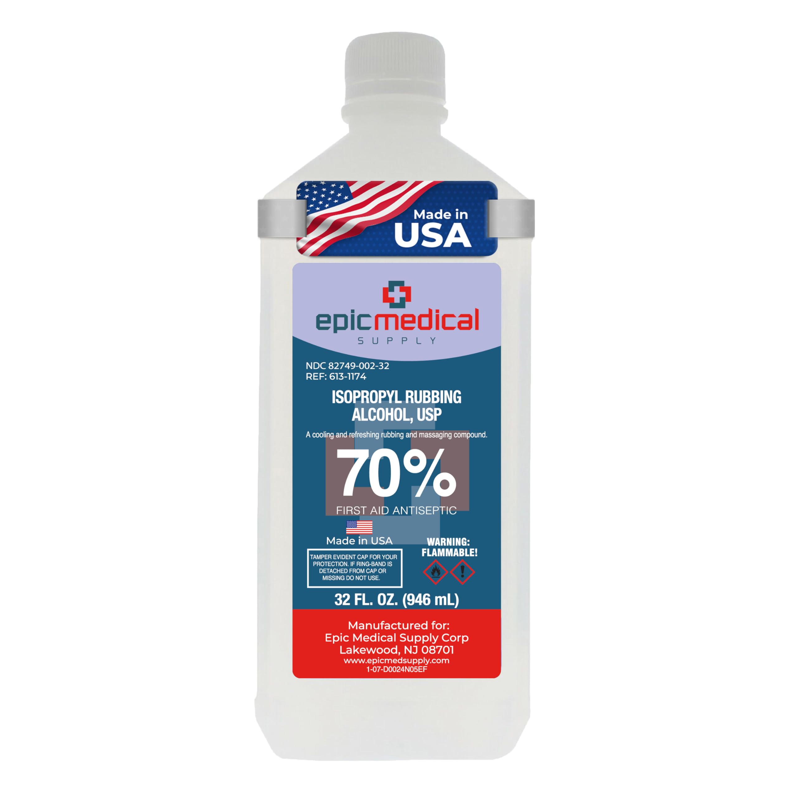 Mua Epic Medical Supply Isopropyl Rubbing Alcohol 70% USP, 32 oz ...
