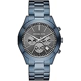 Amazon.com: Michael Kors Men's Slim Runway Quartz Watch with Stainless ...